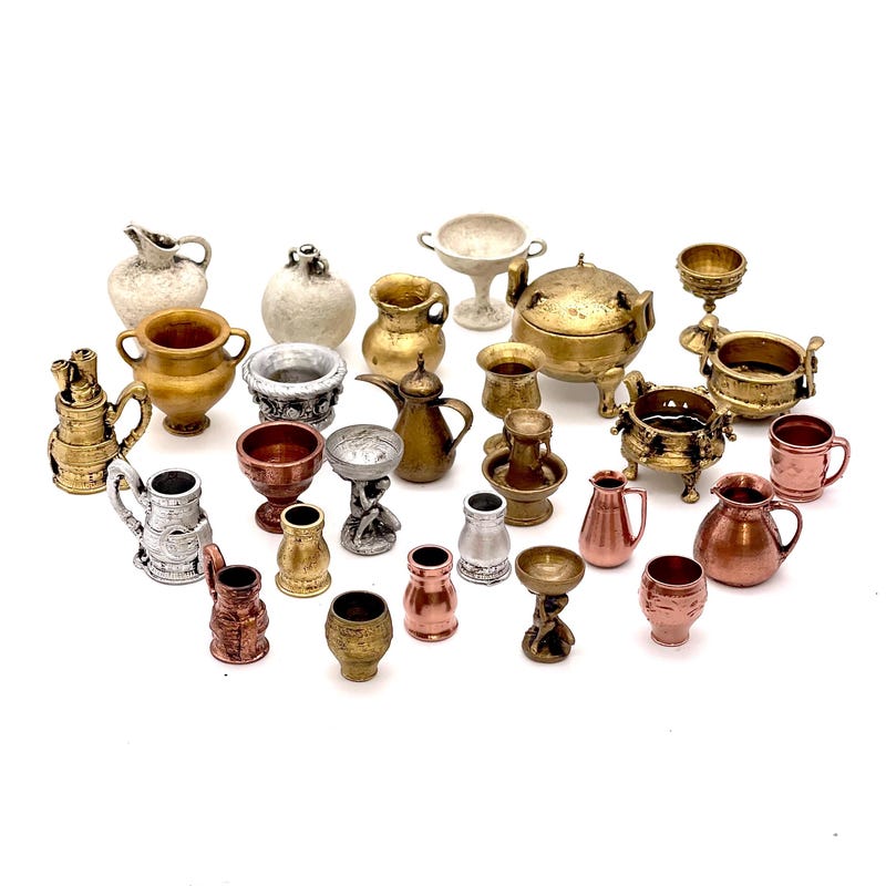 Miniature Pottery Antique - Etsy