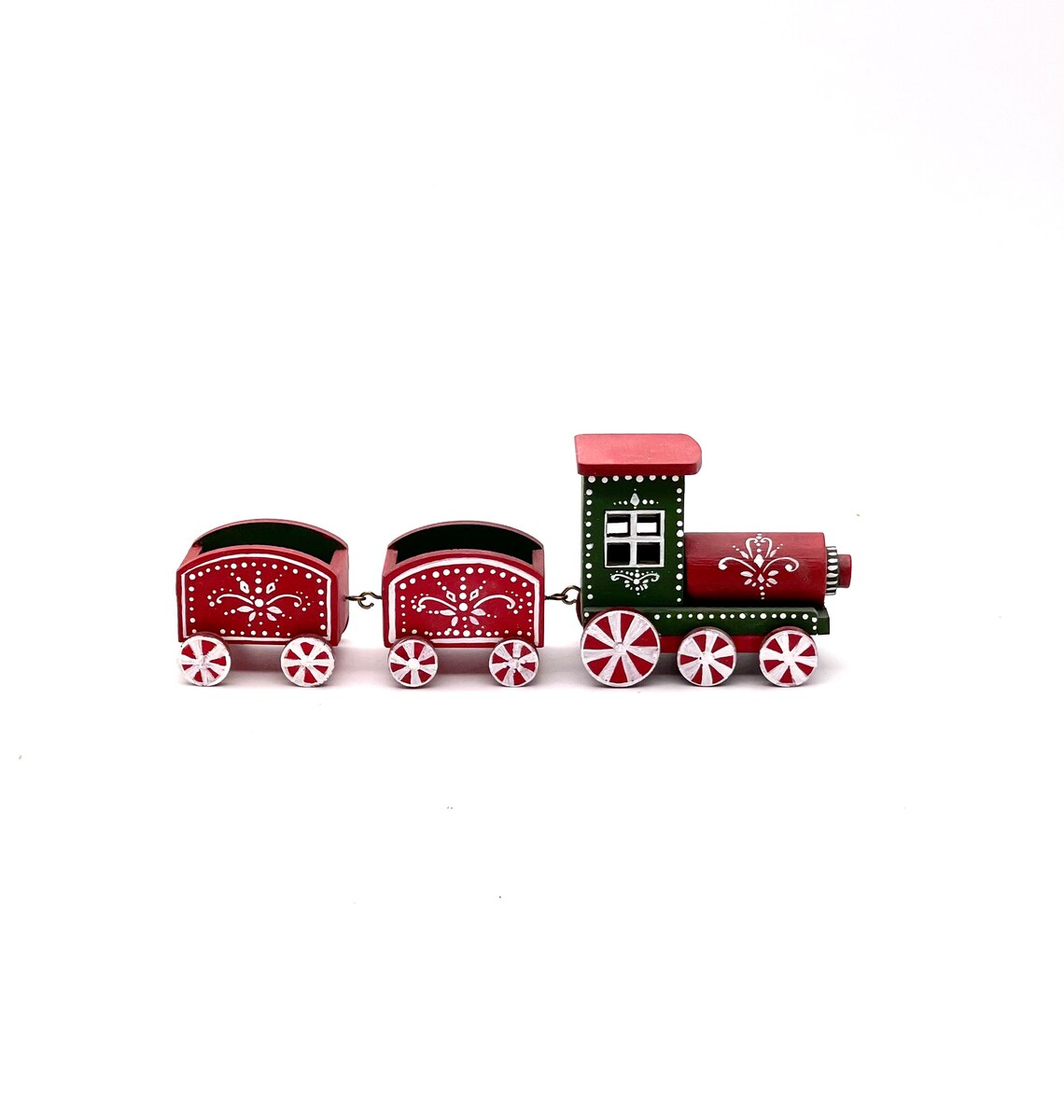 Miniature Christmas Train, Toy Teddy Bear for Train, Miniature ...