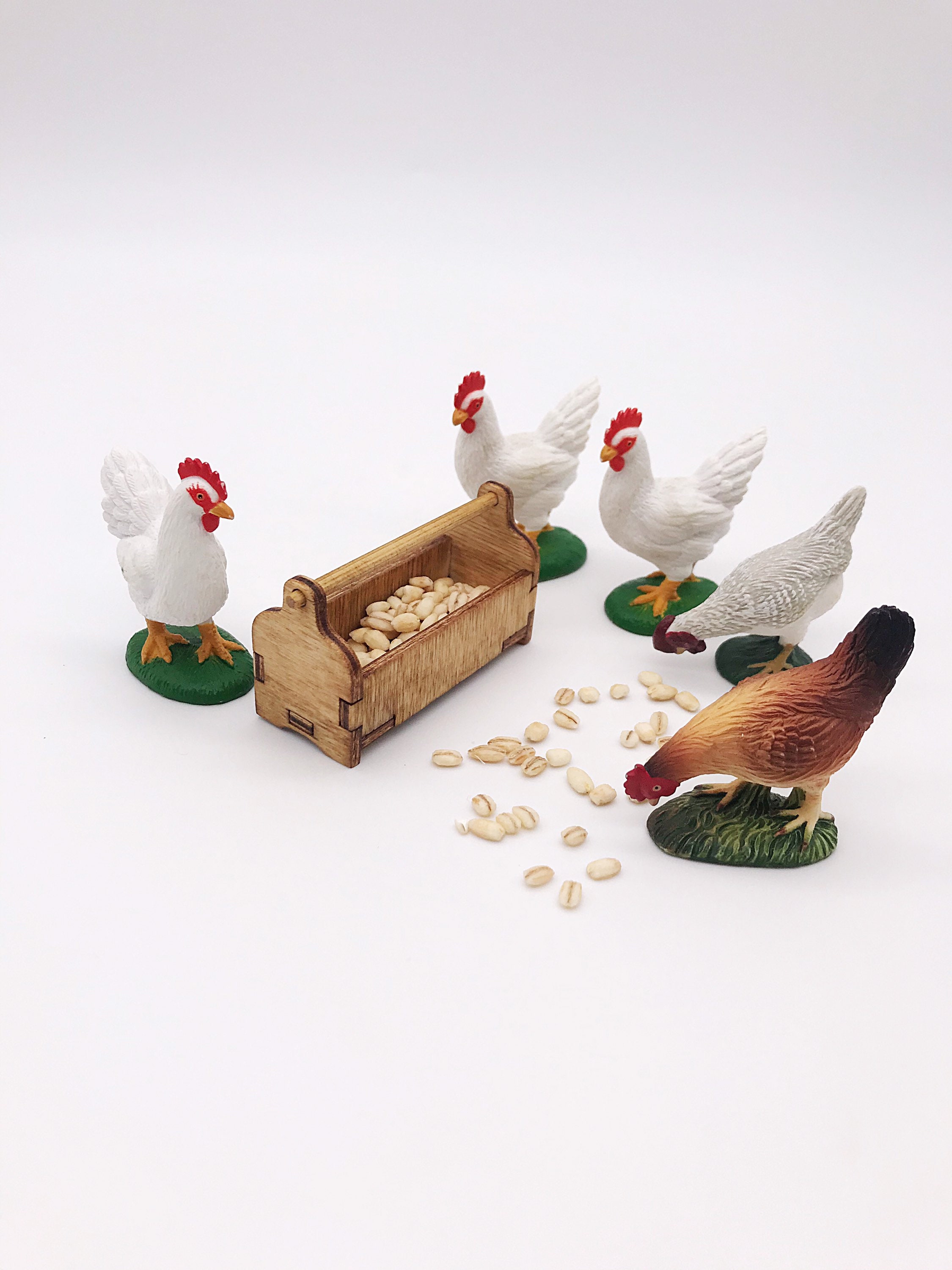 Miniature Farm Tools Set Dollhouse Garden Set Wooden Mini - Etsy