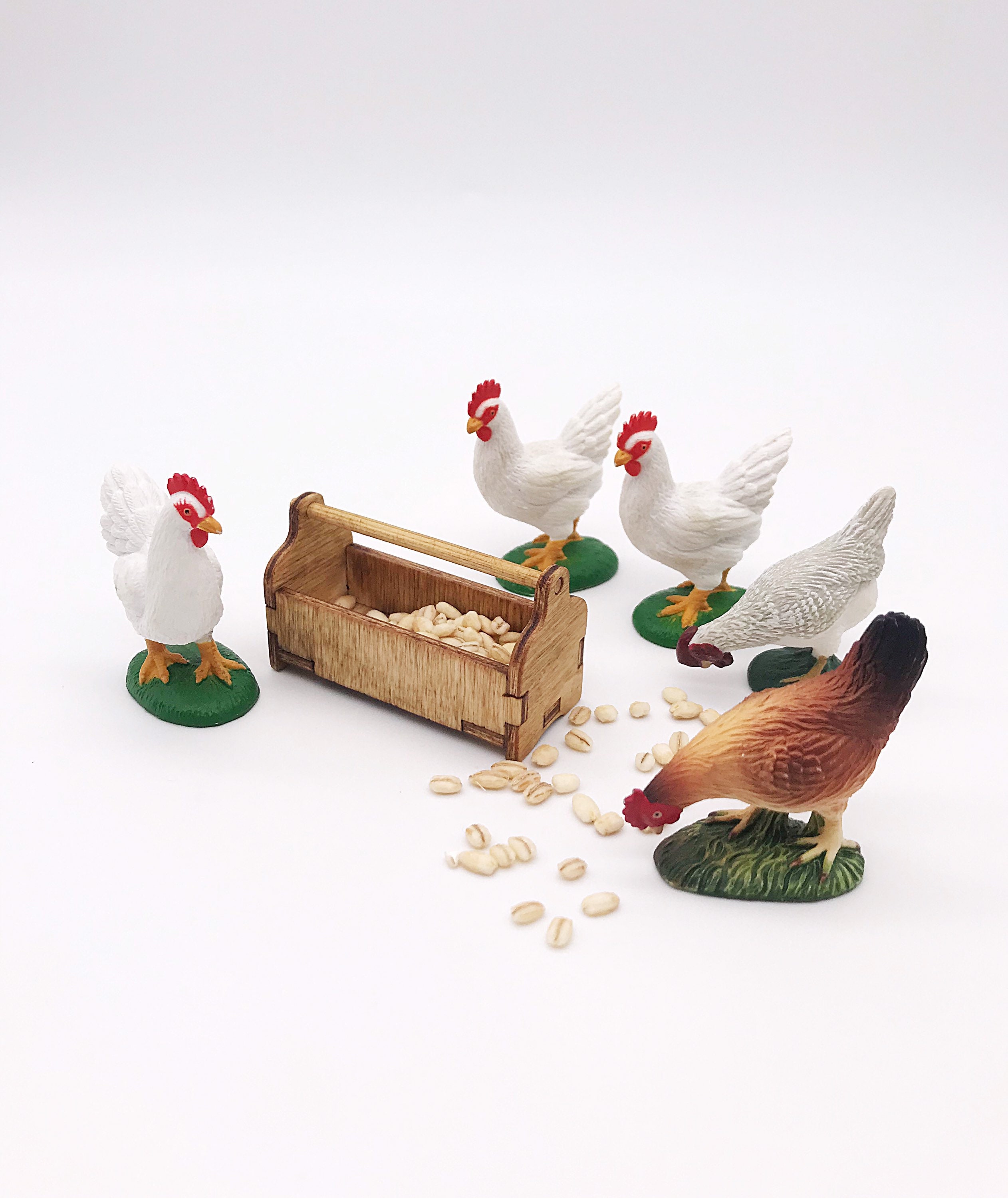 Miniature Farm Tools Set Dollhouse Garden Set Wooden Mini - Etsy