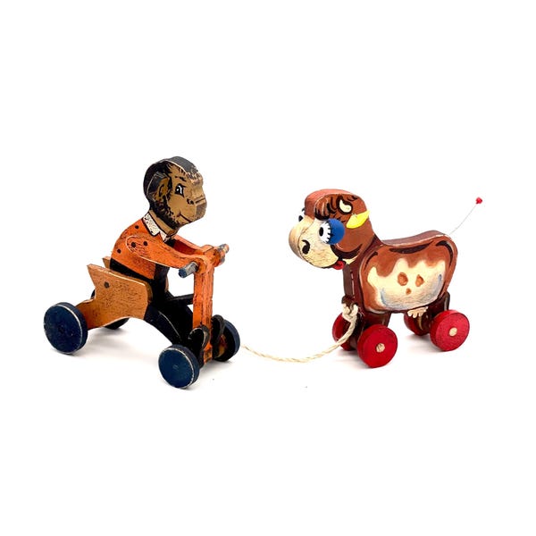 Miniature Pull Toy - Etsy
