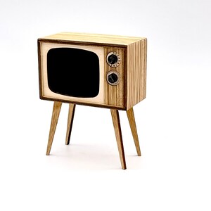 1/6 TV for Dolls, Television for Roombox, Retro TV for BJD Dolls ...