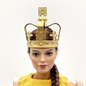 Miniature Oval and Round Crown for Doll, Tiny Tiara, Fashion Royalty ...