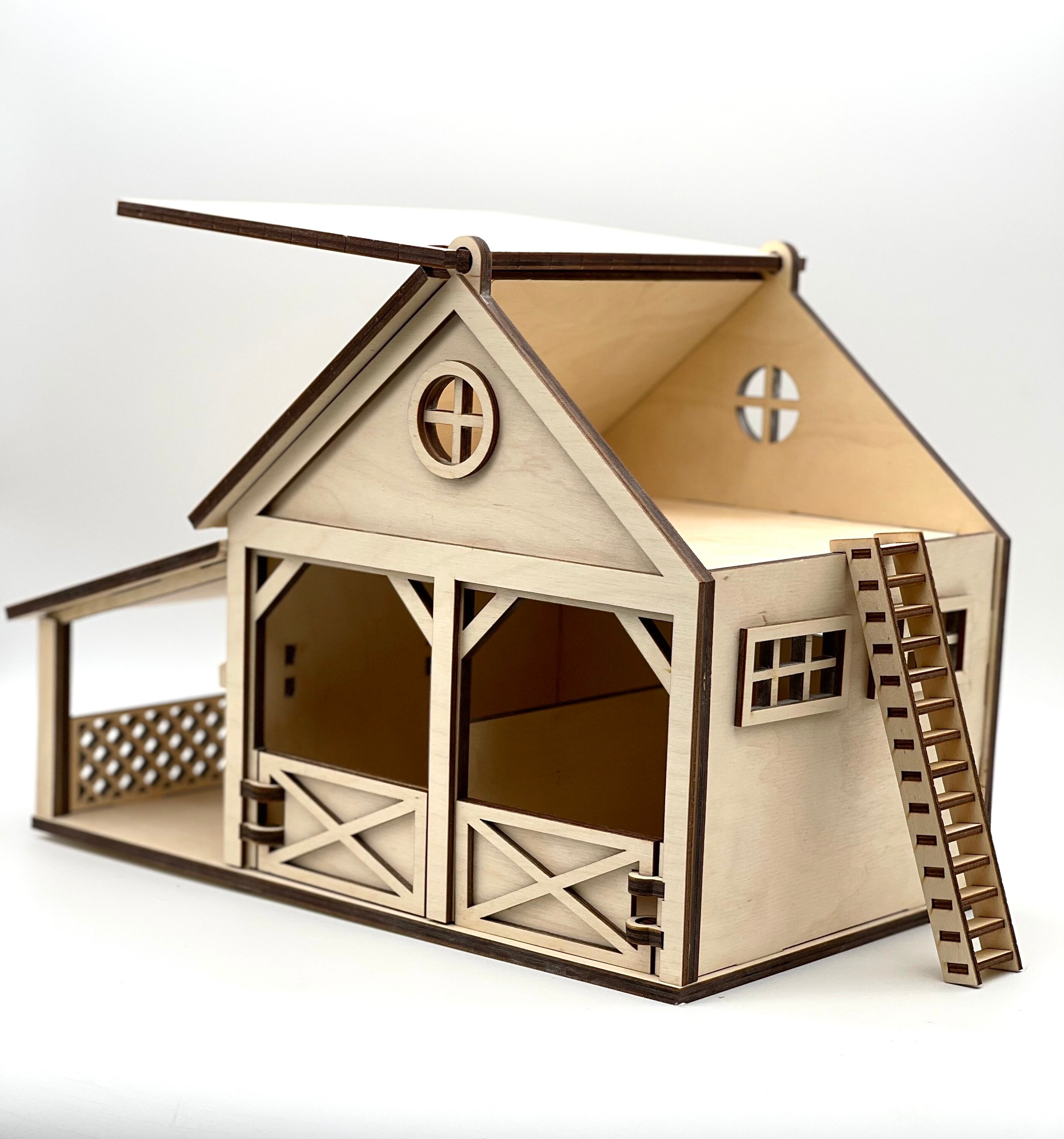 Personalized Wooden Farm Barn Play Farm House Farm Play - Etsy