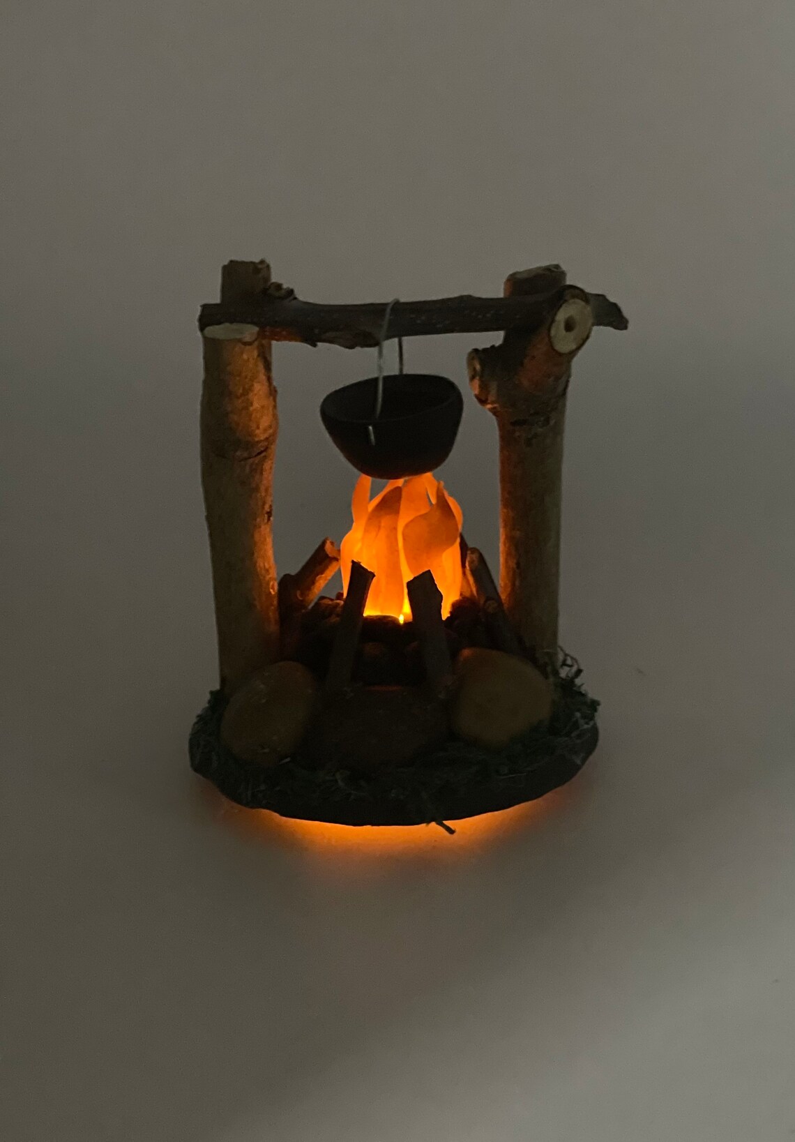 Miniature Bonfire Campsite Picnic Dollhouse Mini Campfire - Etsy