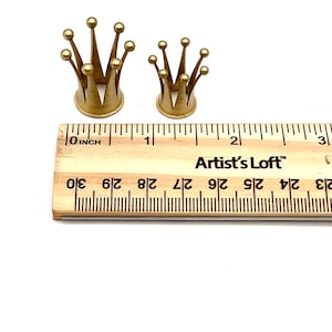 Miniature Crown for Doll, Fashion Royalty Gold Crown, 3d Printed Crown ...