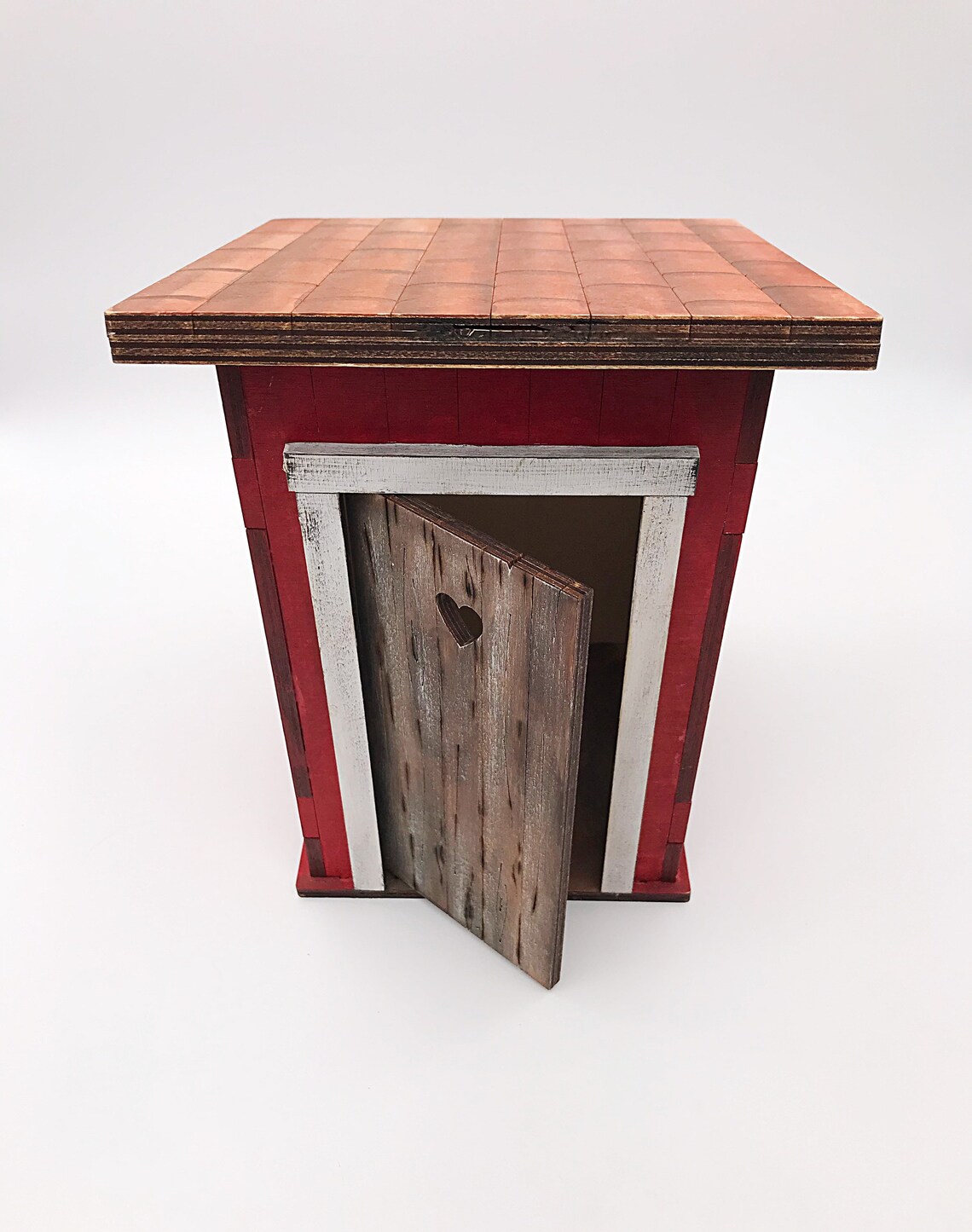 Miniature Wooden Rustic Dollhouse Vintage Outhouse Findus - Etsy