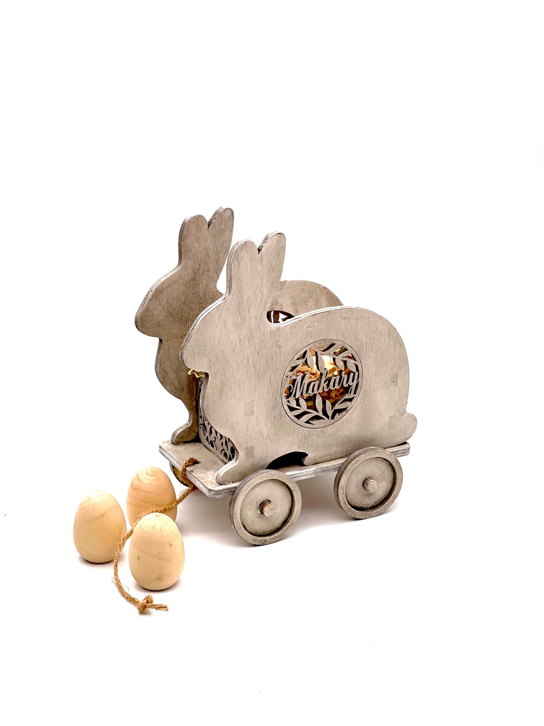 Easter Bunny Basket for Eggs, Bunny Planter for Garden, Easter Bunny ...