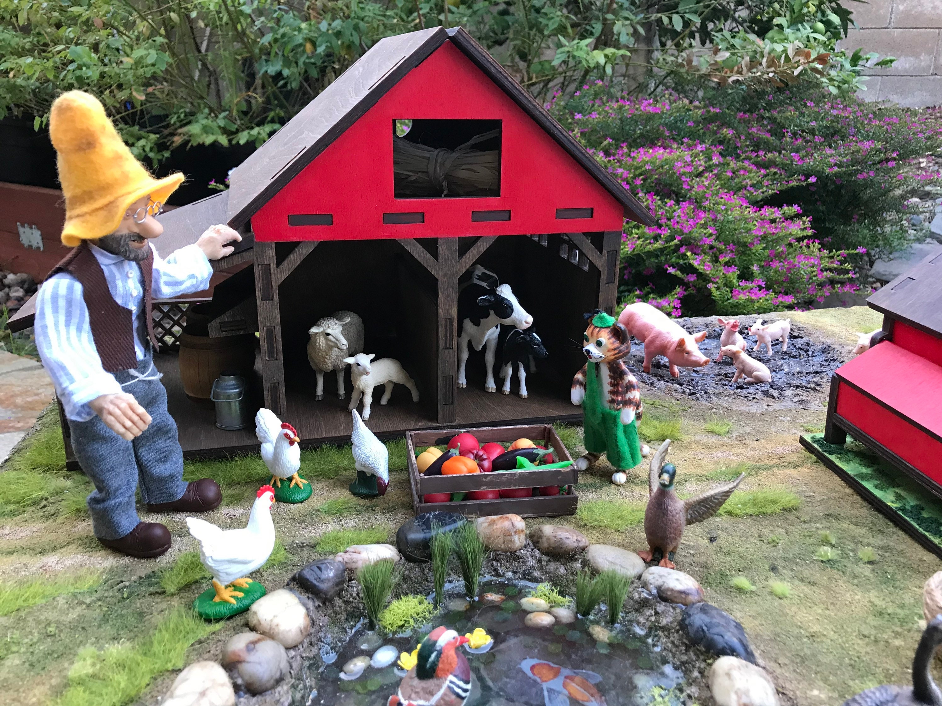 Personalized Wooden Farm Barn Play Farm House Farm Play - Etsy