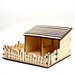 Wooden Play Pigsty, Waldorf Farm Barn, Toy Cowshed, Montessori Stable ...