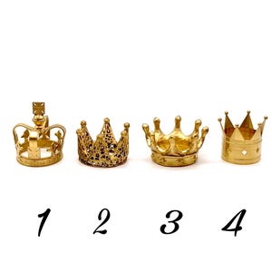 Miniature Oval and Round Crown for Doll, Tiny Tiara, Fashion Royalty ...