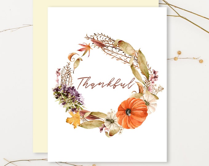Thanksgiving Cards set of 10 - Etsy