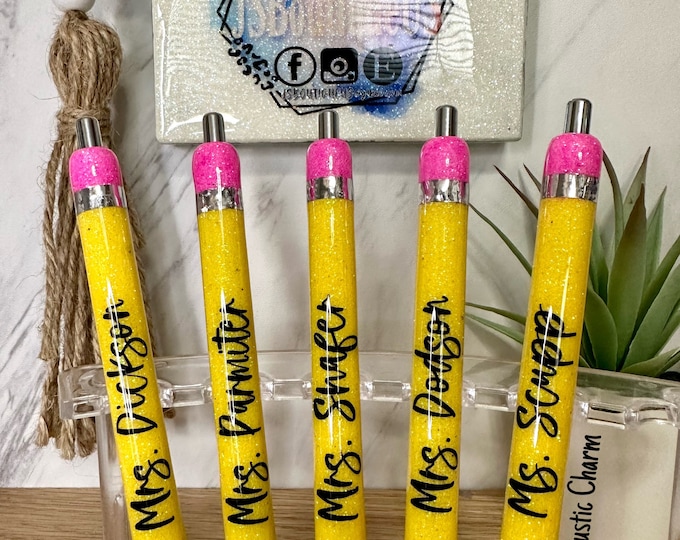 Personalized Teacher Pens Teacher Gifts Pencil Pens Teacher Pencil Pens ...