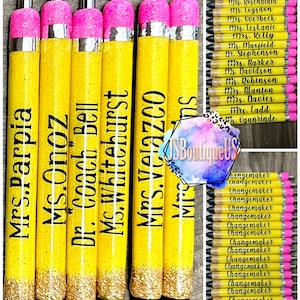 Personalized Teacher Pens; Teacher Gifts; Pencil Pens; Teacher Pencil ...