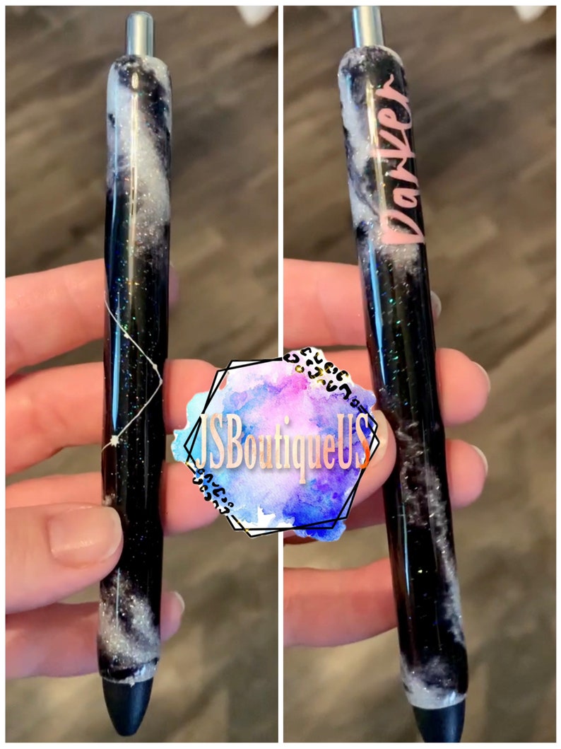 Alcohol Ink Personalized Glitter Pens / Papermate Inkjoy Pens - Etsy