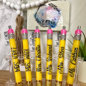 Personalized Teacher Pens; Teacher Gifts; Pencil Pens; Teacher Pencil ...