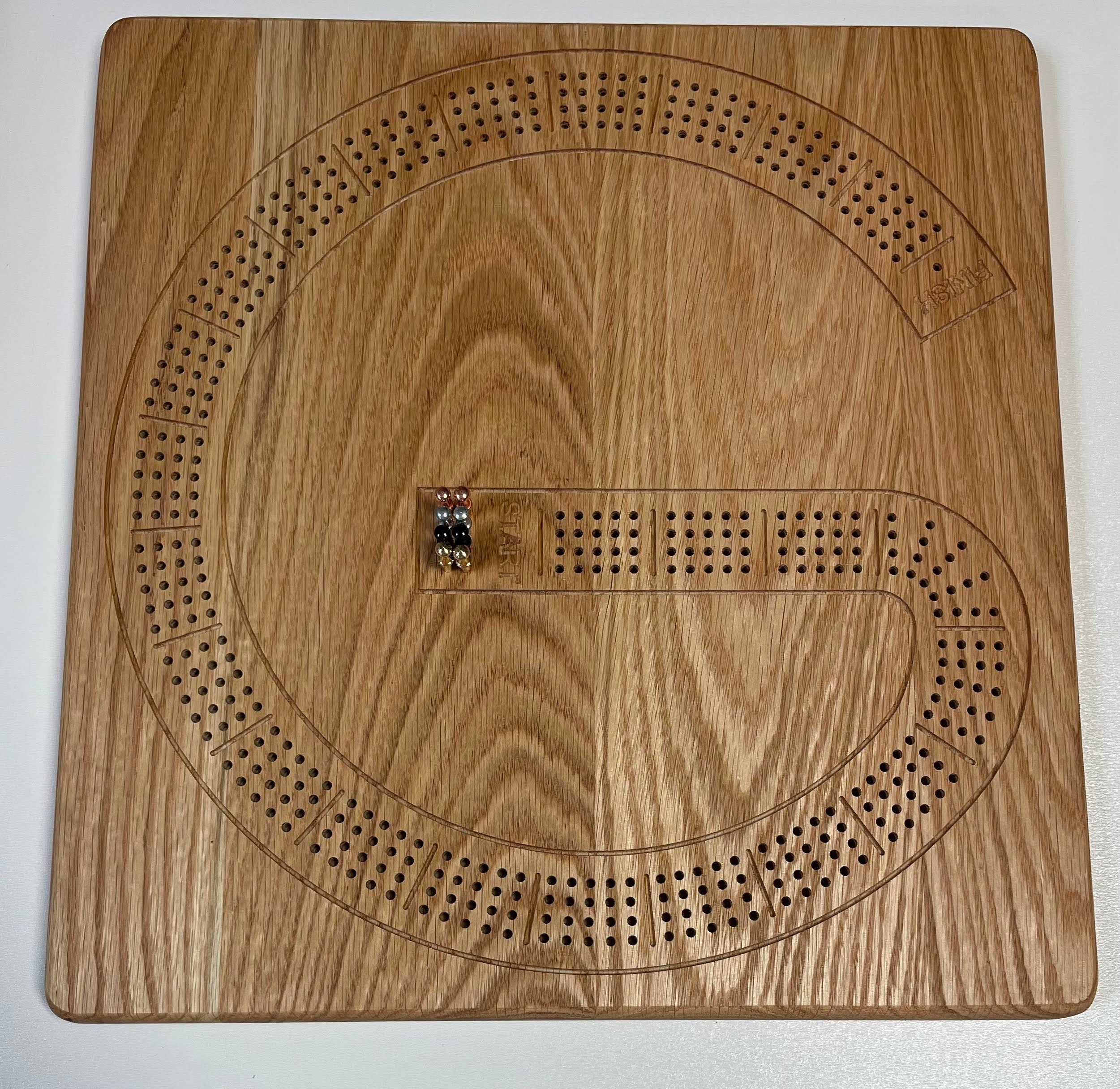Custom Wood Cribbage Board - Letter G - Etsy