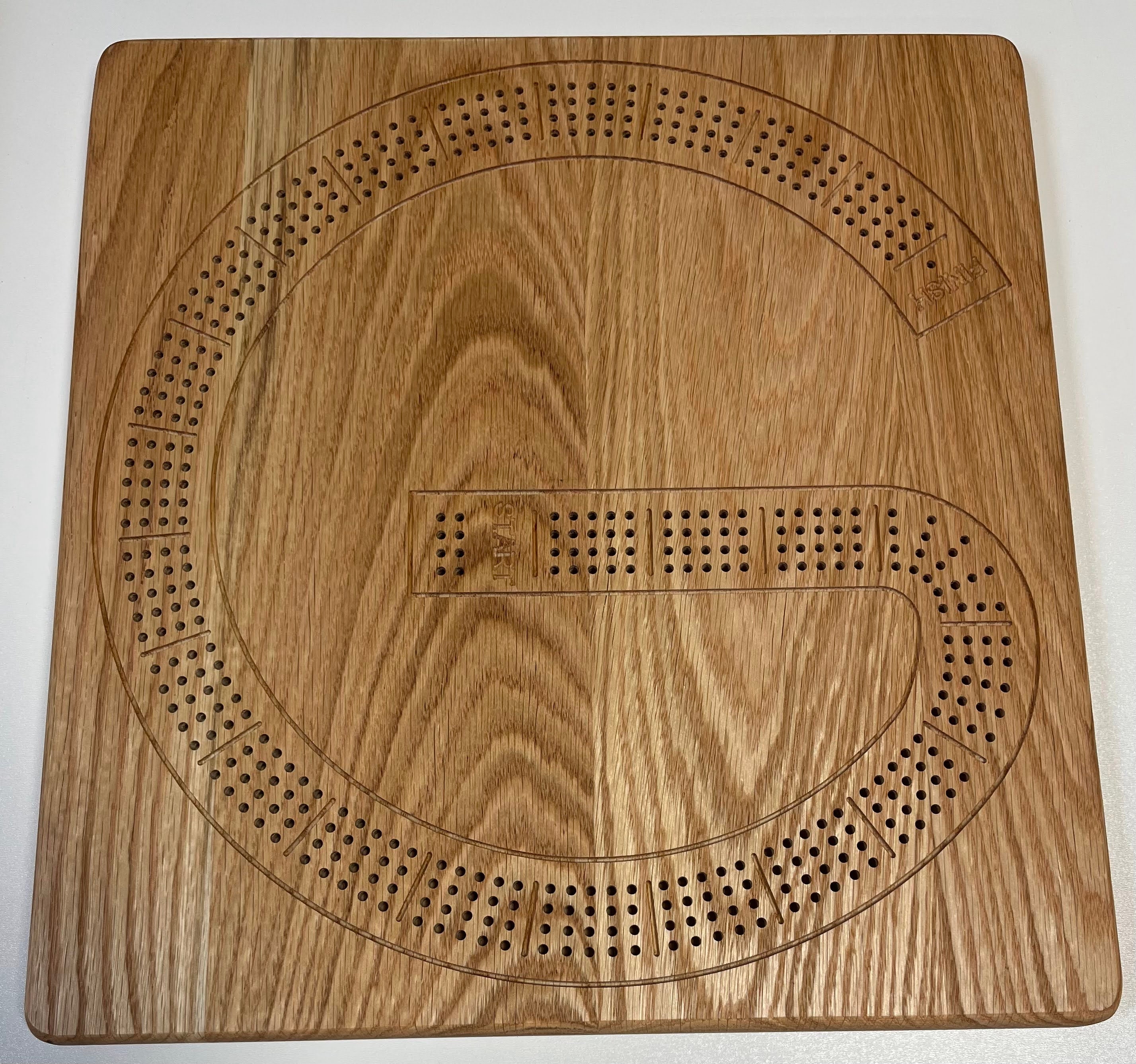 Custom Wood Cribbage Board - Letter G - Etsy