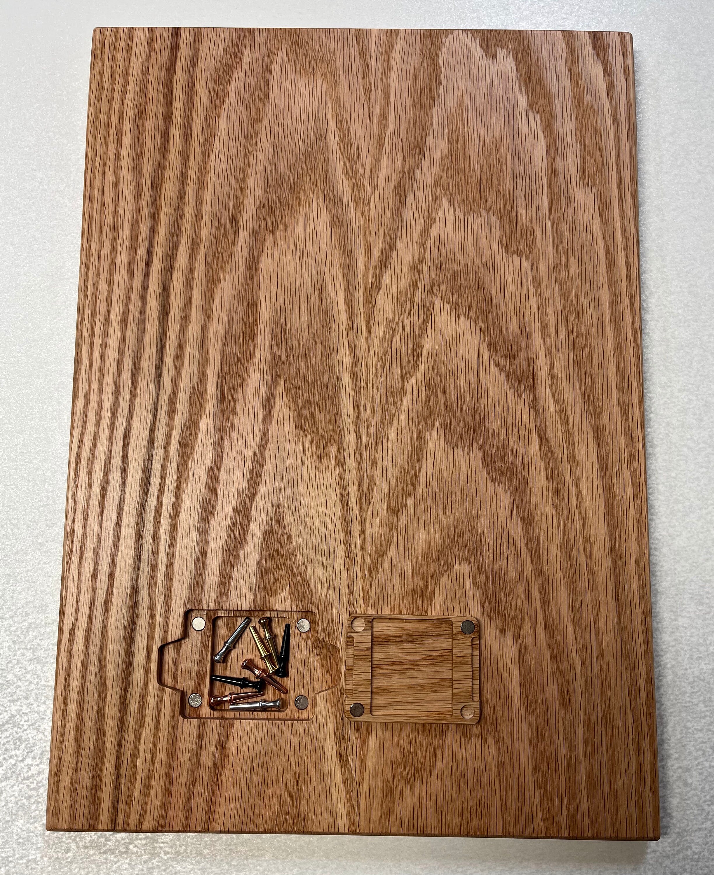 Custom Wood Cribbage Board - Letter P - Etsy