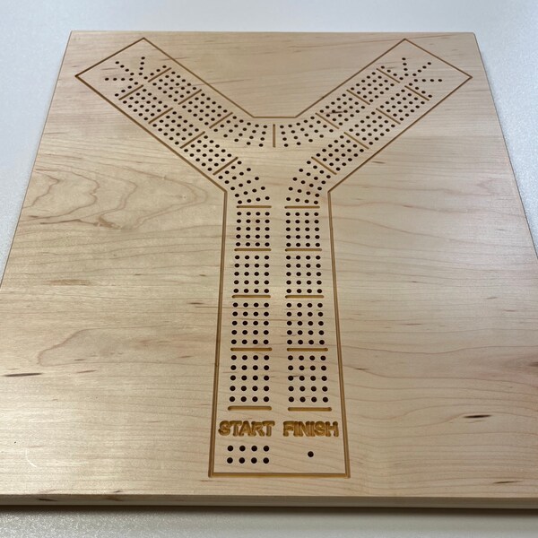 Letter Cribbage Board - Etsy