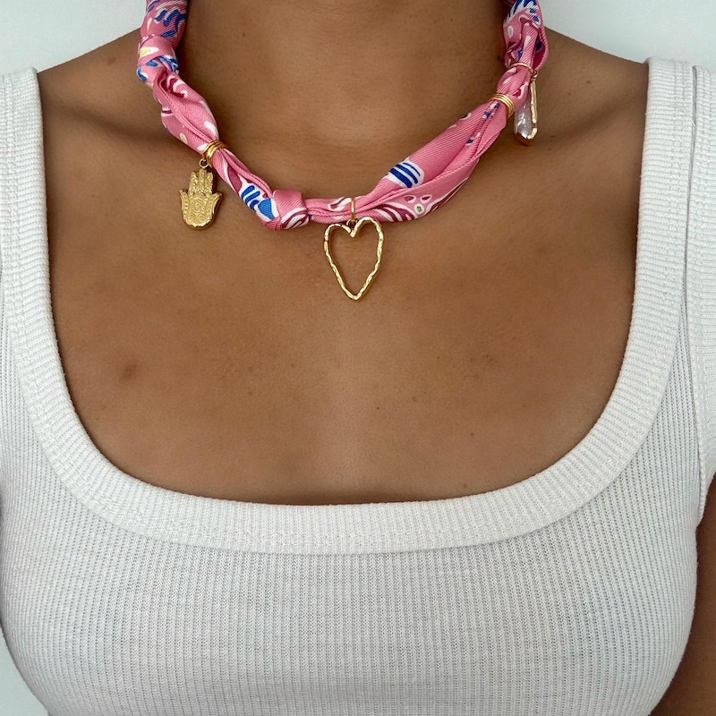 Scarf Necklace - Etsy