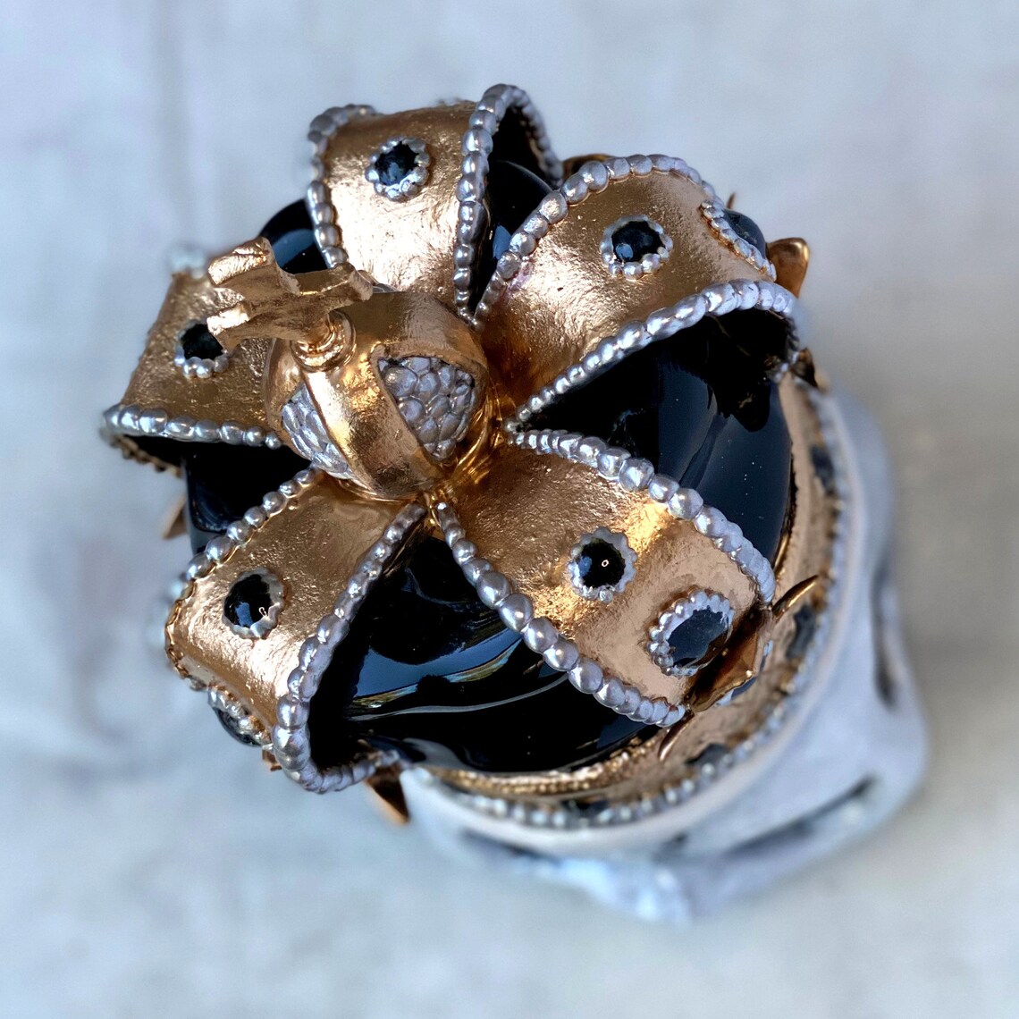 Obsidian Crown King Skull 2 Skull Crown Art Black Jewels - Etsy