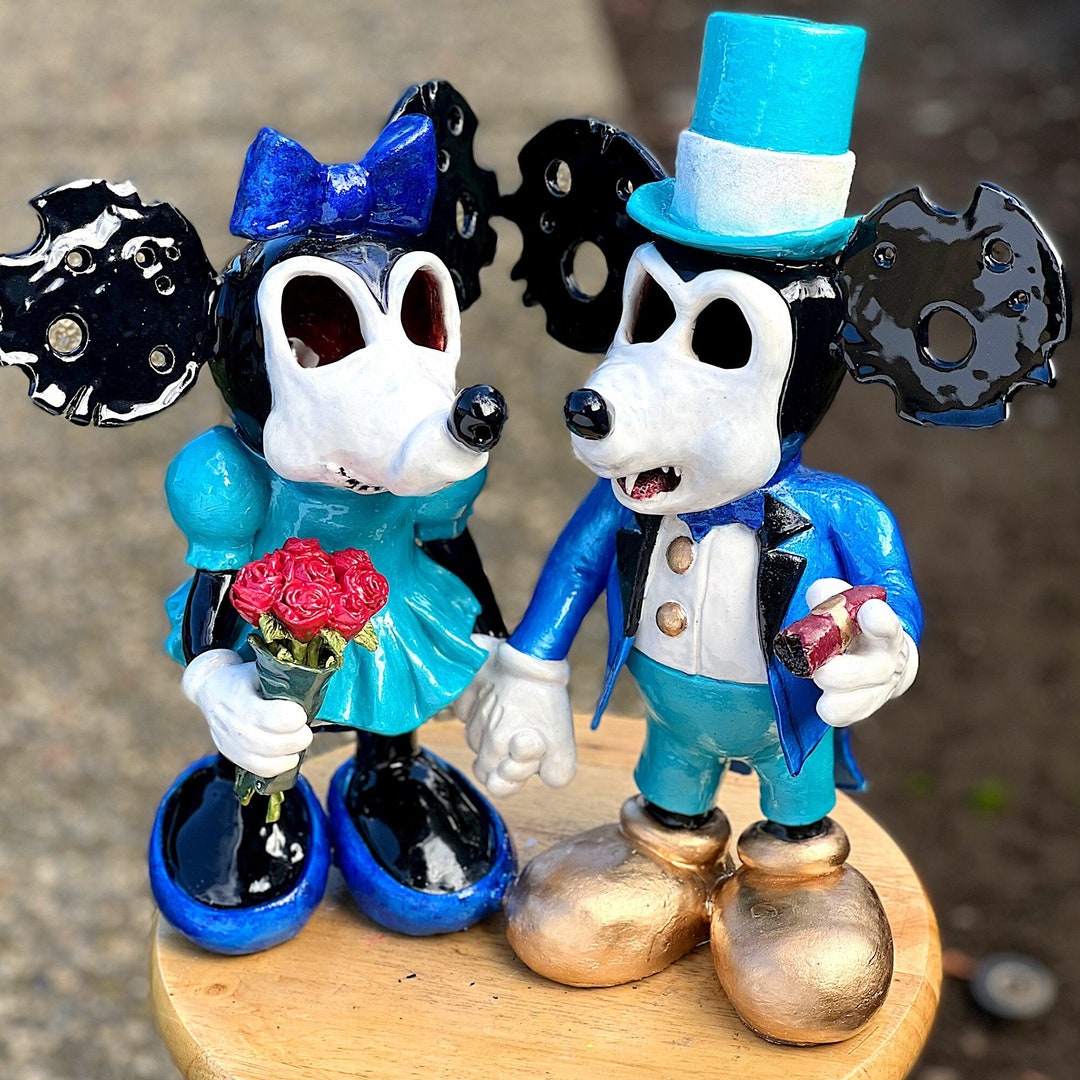 Mickey Mayhem #3 (big Head) - Popular Mouse Sculpture - Etsy