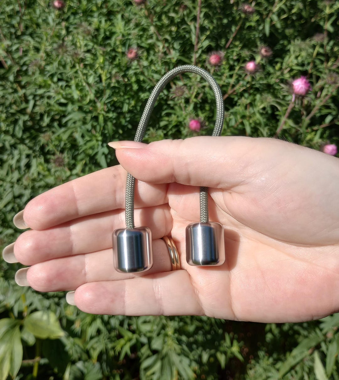 Solid Titanium Begleri Skill / Fidget / Game / Beads, 13grams, EDC ...