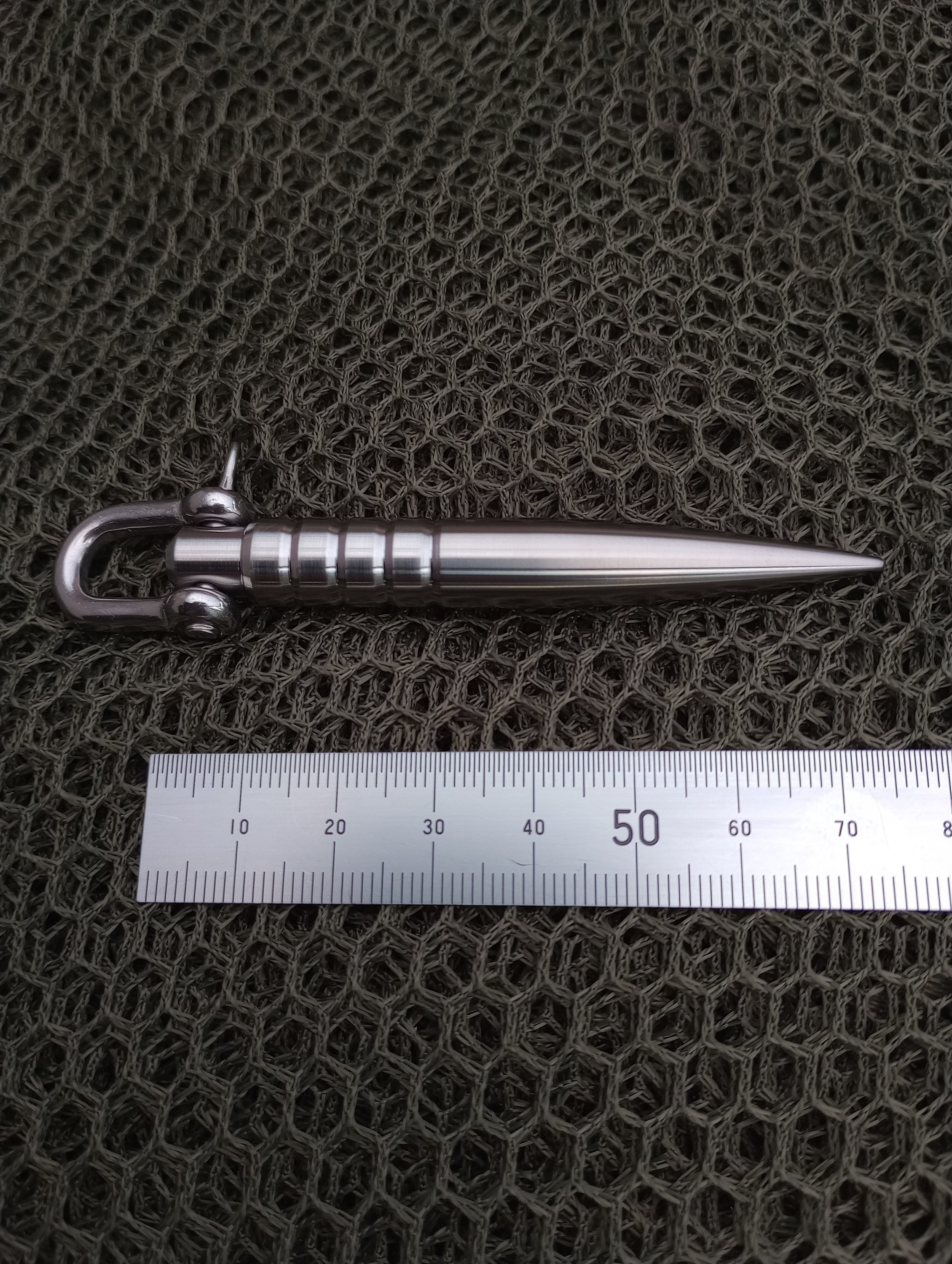 Titanium EDC Marlin Spike 3inch Keychain Paracord Fid / Ropework Tool ...