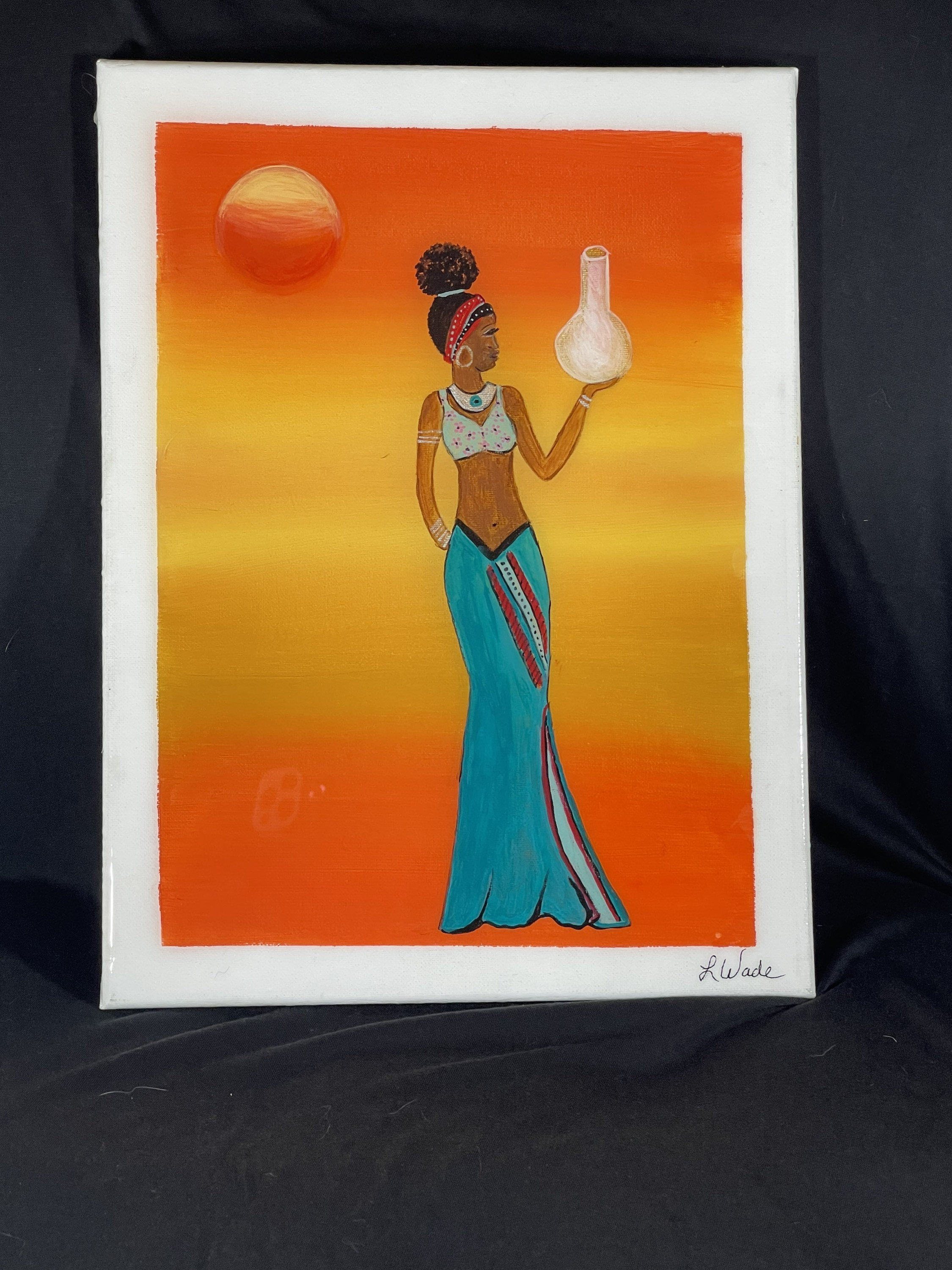 African Queen Moremi Acrylic, Painting - Etsy