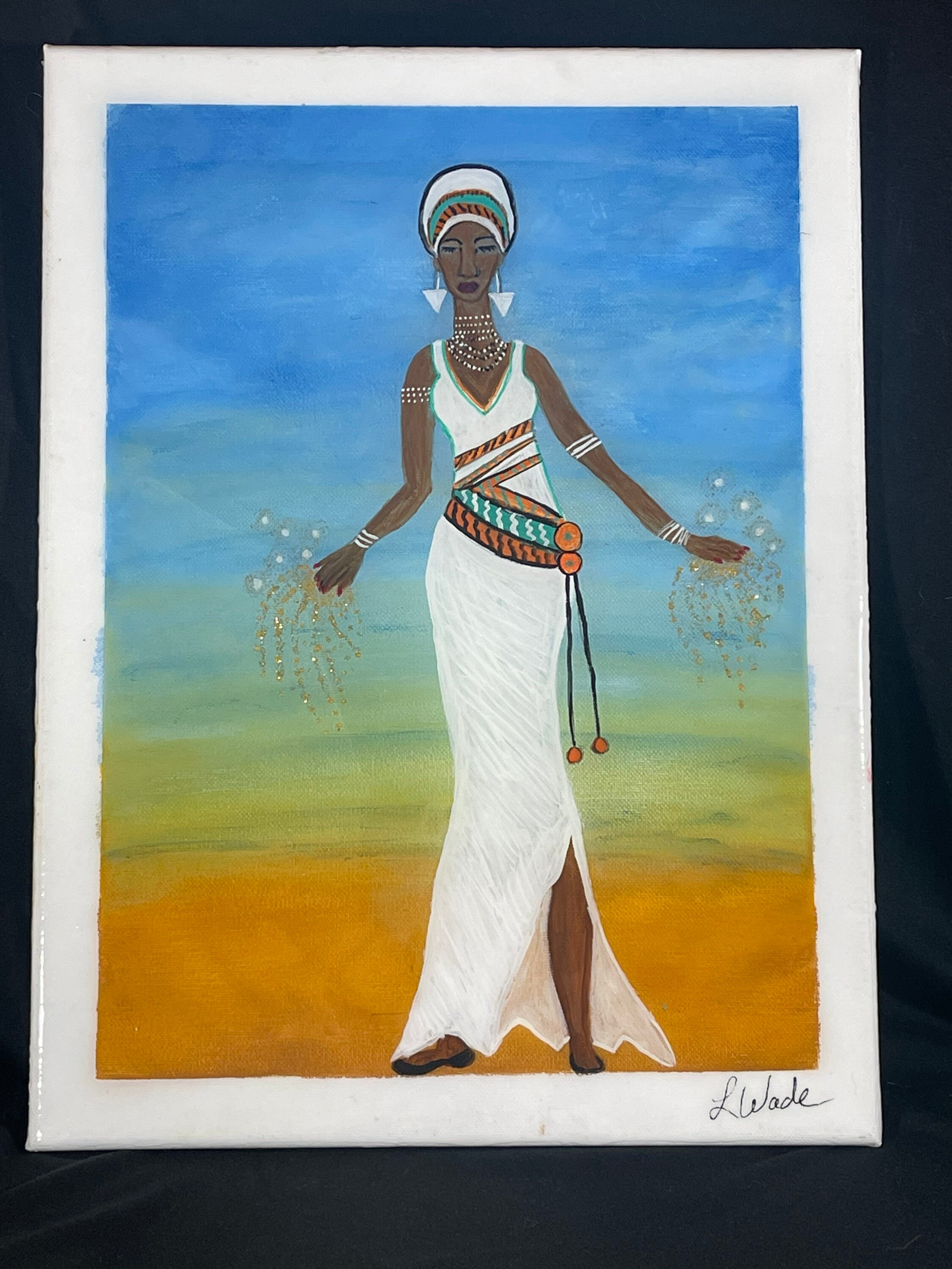African Queen Nandi Acrylic, Painting - Etsy