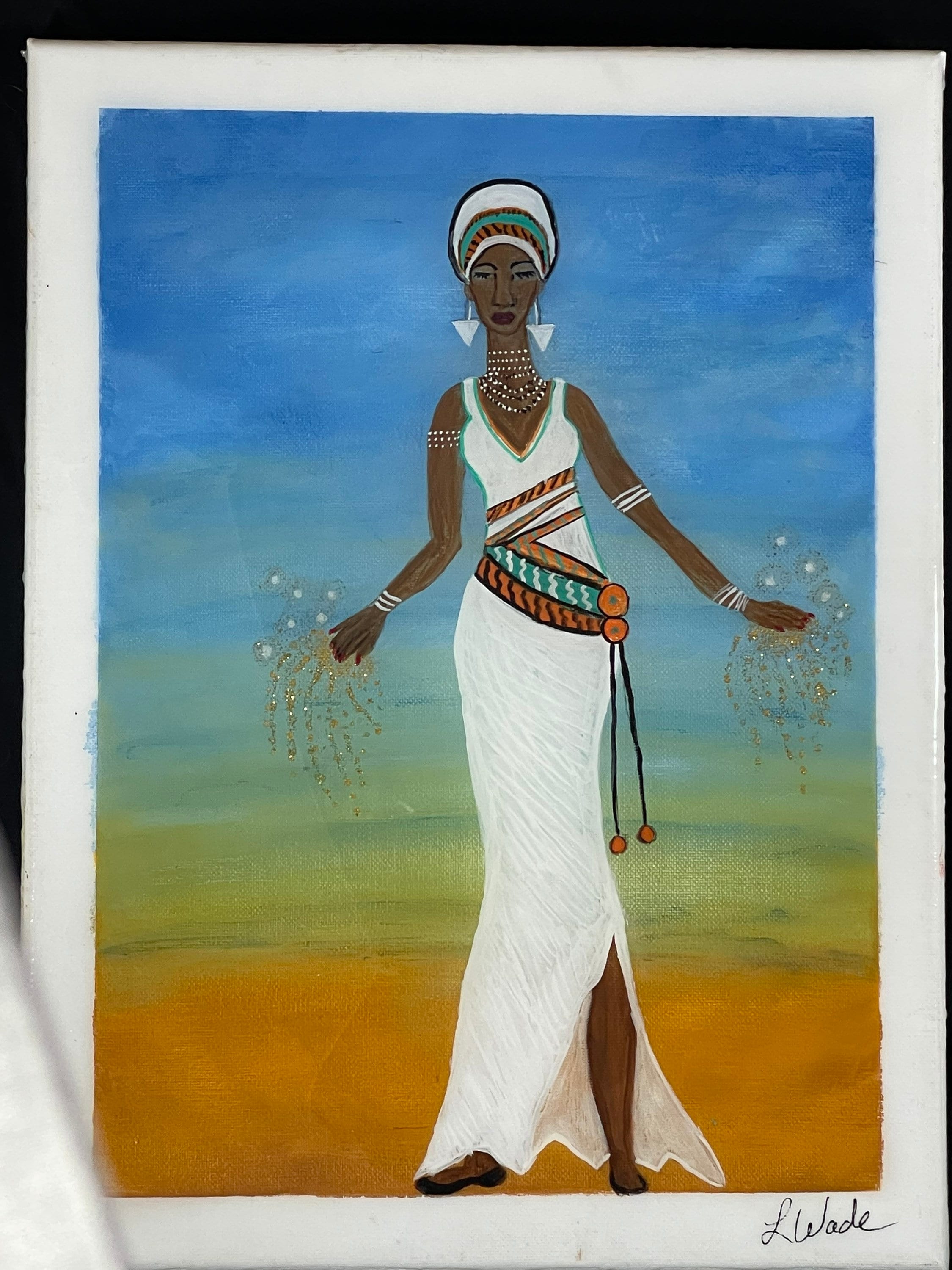 African Queen Nandi Acrylic, Painting - Etsy