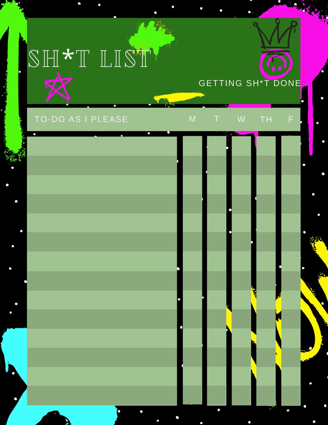 Funny Planner Printable Adult - Etsy