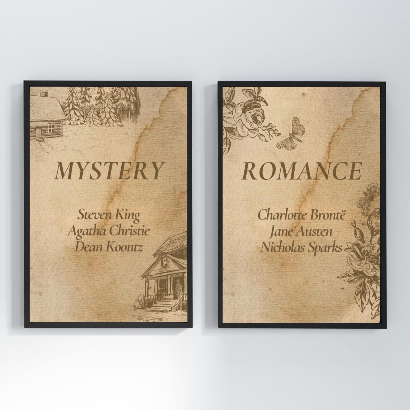 Literary Genre Poster Download, Classroom Decor, Library Decor, Book ...