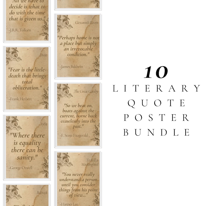 Literary Quotes - Etsy