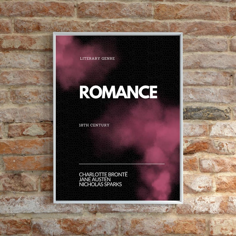 Literary Genre Poster Download, Classroom Decor, Library Decor, Book ...