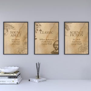 Literary Genre Poster Download, Classroom Decor, Library Decor, Book ...