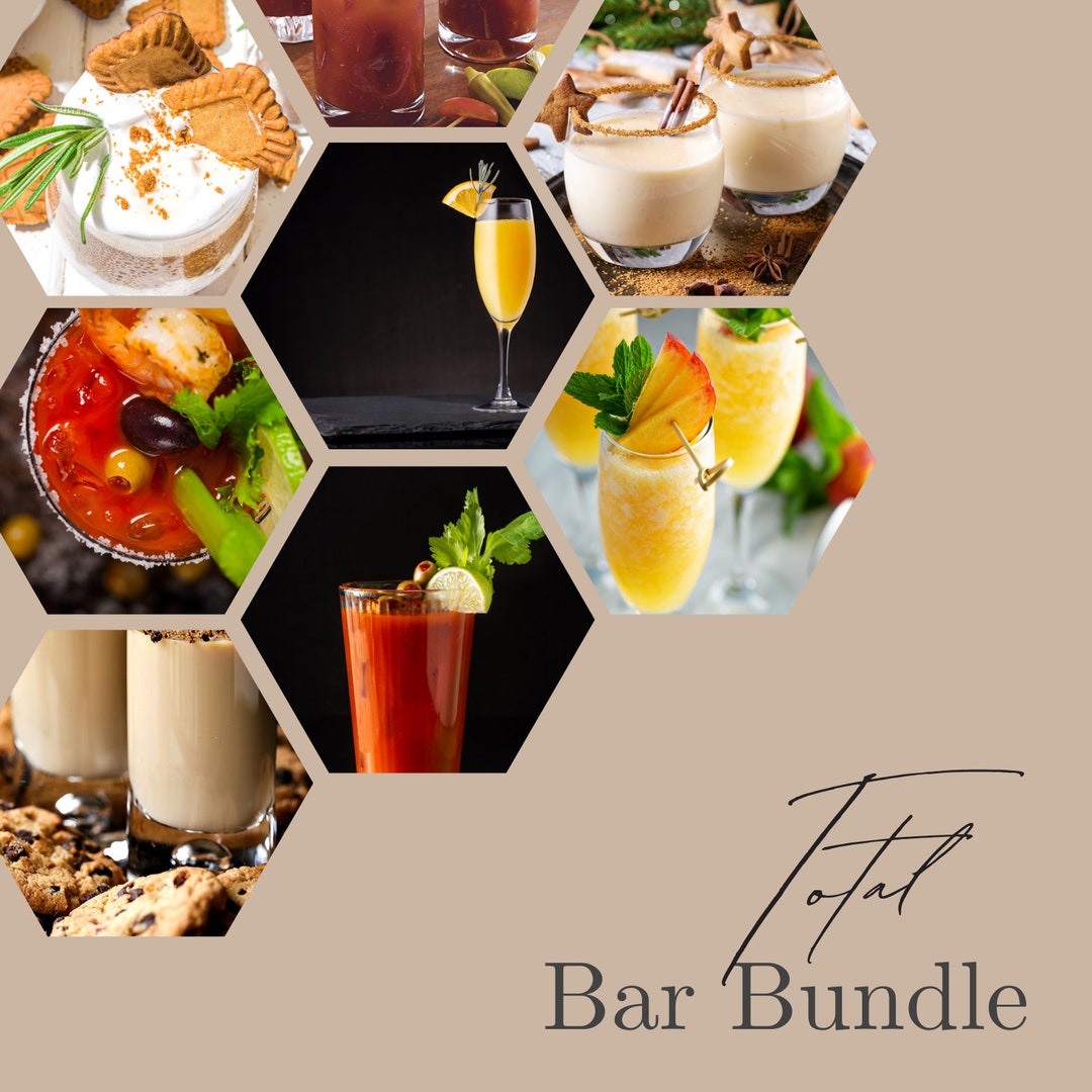 Boho Bach Bar Bundle, Mimosa, Bloody Mary, Milk & Cookie Bars ...
