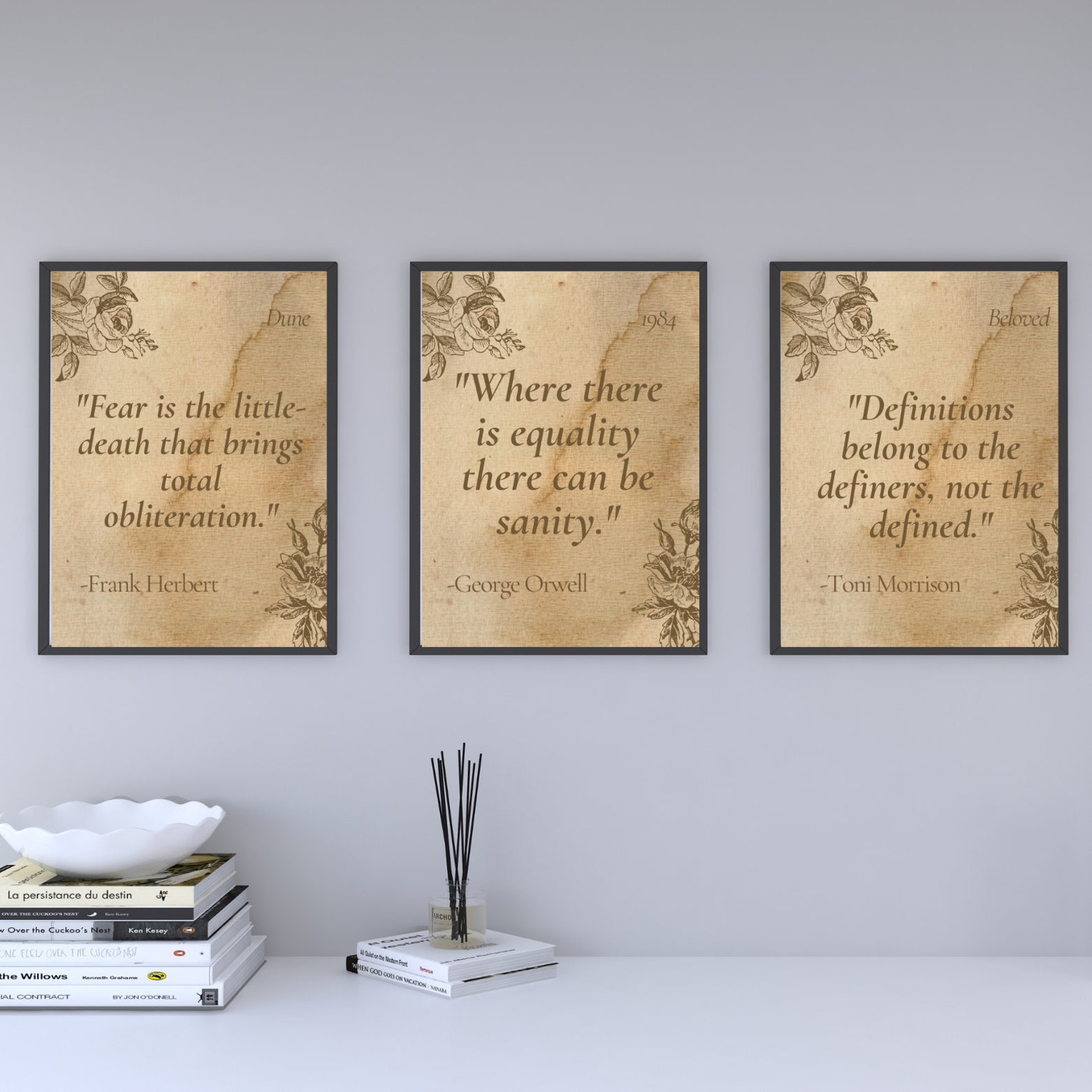 Book Quote Posters Set of 10 DIGITAL Downloads, Classroom Decor ...