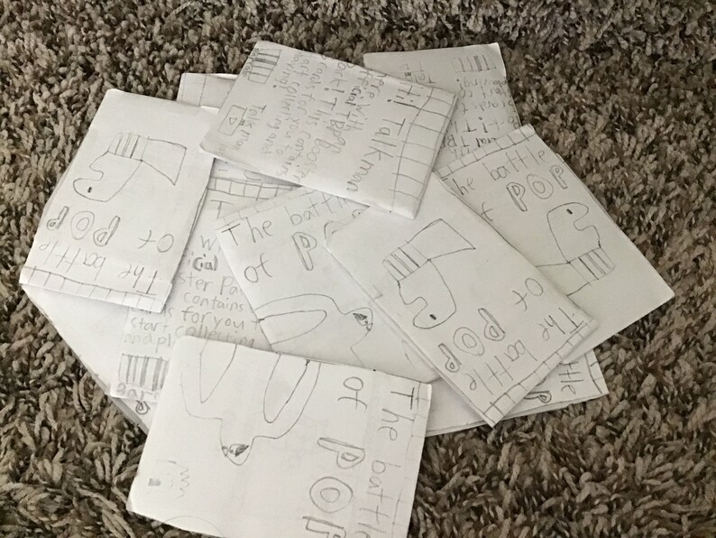 Homemade TCG The Battle of POP BETA booster pack | Etsy