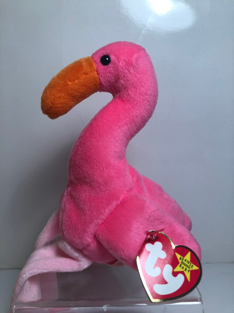 PINKY the Flamingo ORIGINAL Beanie Baby - Etsy