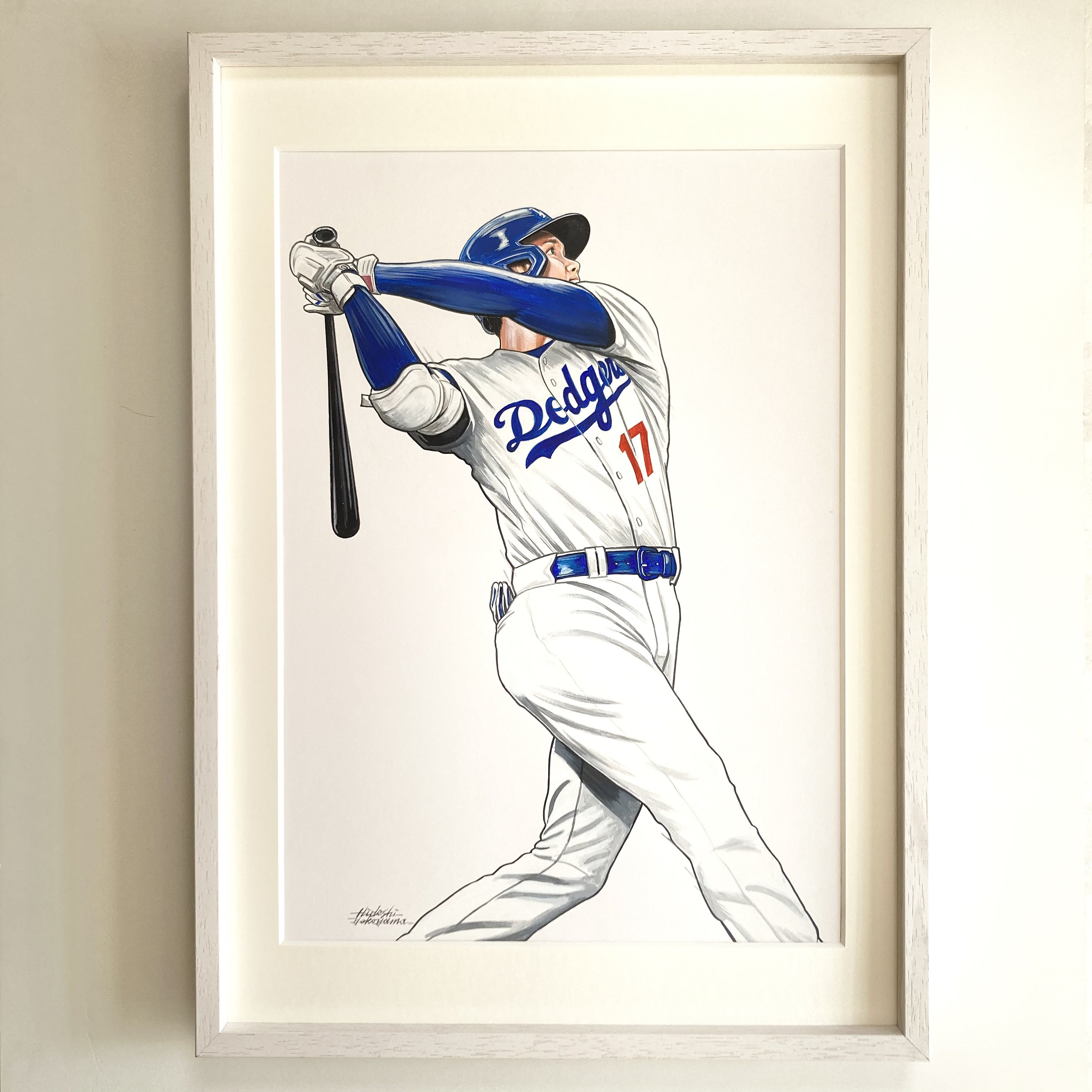 PRINT of Acrylic Painting shohei Ohtani, Dodgers - Etsy