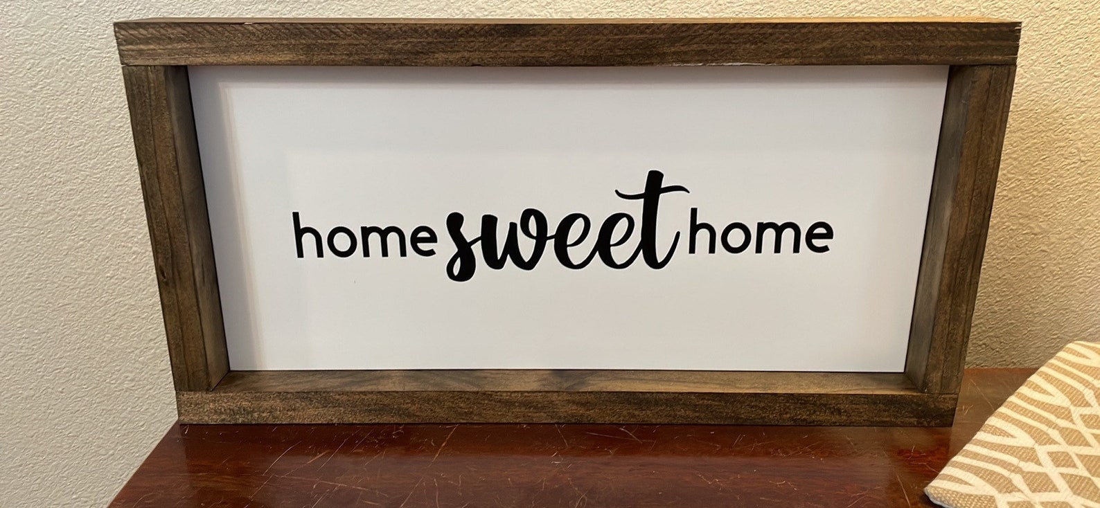 Home Sweet Home Wood Sign, Farmhouse Sign, Wooden Sign, Wall Art, Wall ...