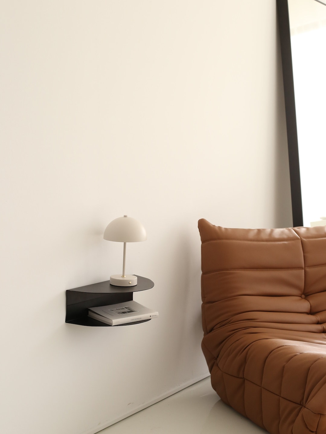Wall Mounted Abstract Nightstand, Floating Unshaped Shelf, Bedside ...
