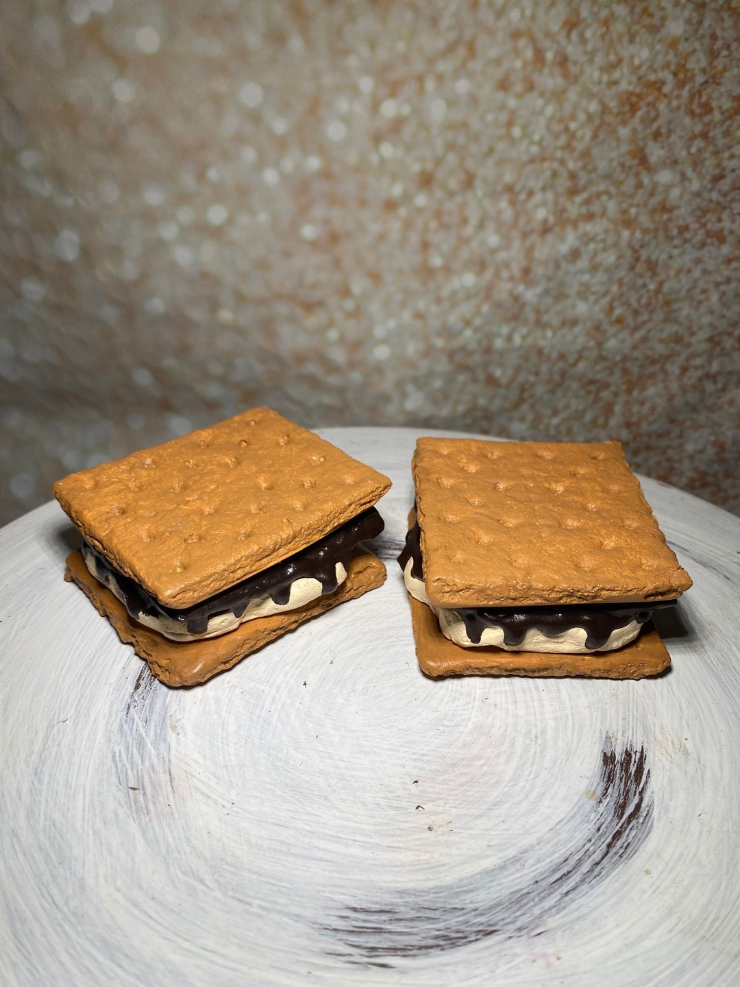 Fake Smores Handmade Decor - Etsy