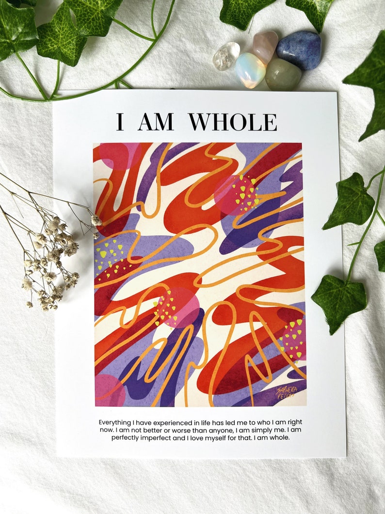 5 Print Bundle Affirmation Art for Walls Daily Affirmation - Etsy Canada