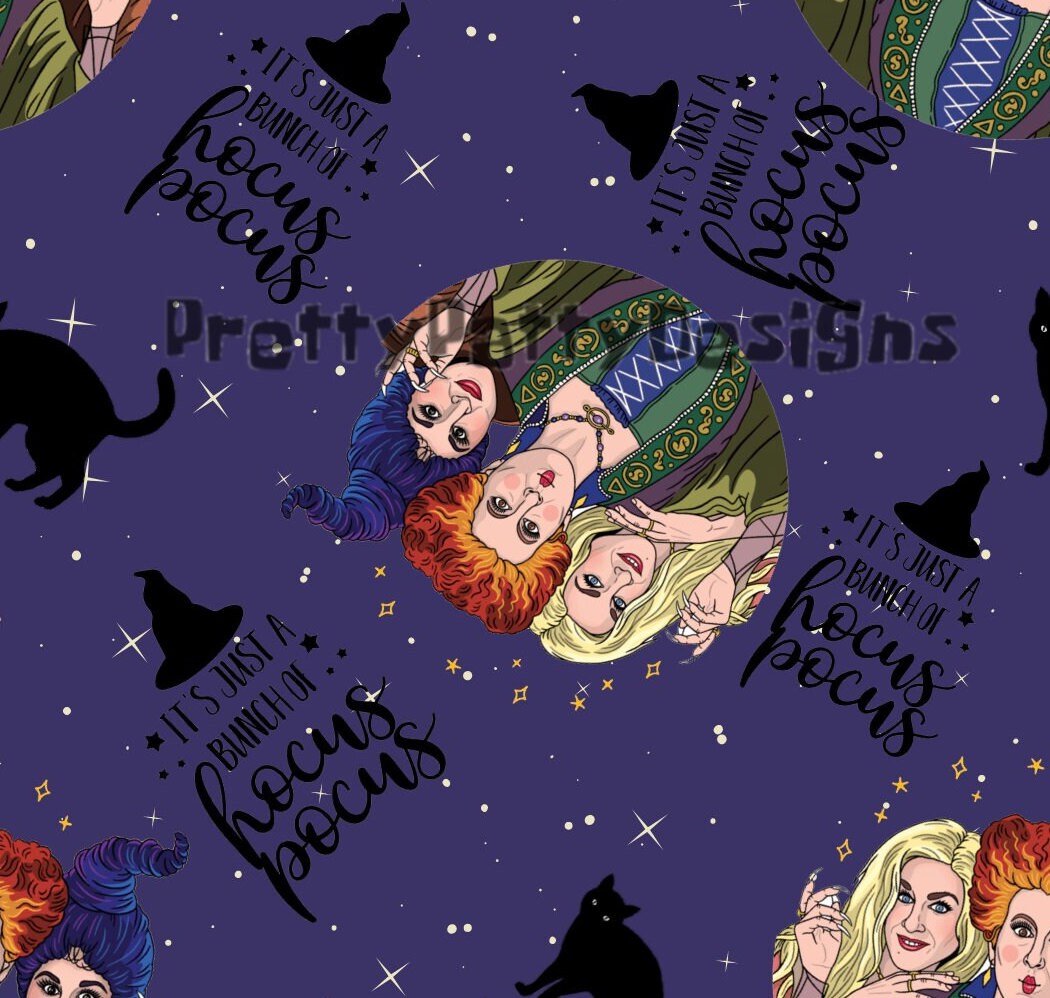 Hocus Pocus Seamless File Digital Download - Etsy