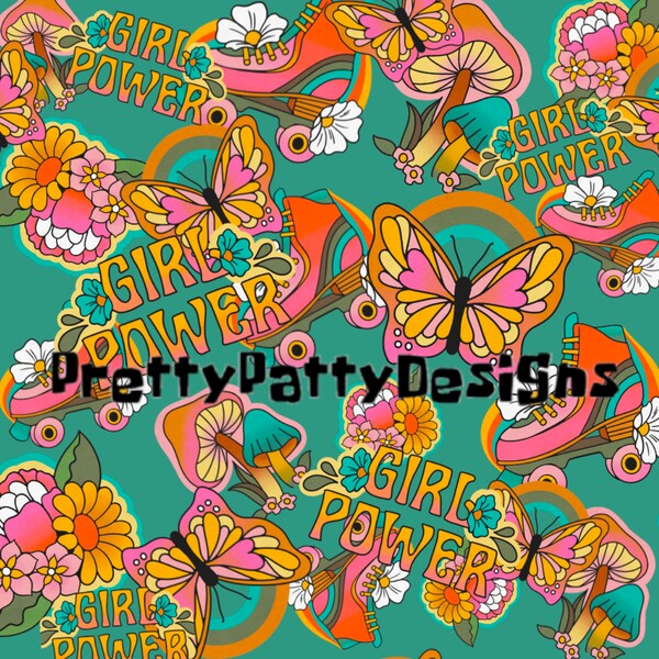 Girl Digital Paper - Etsy