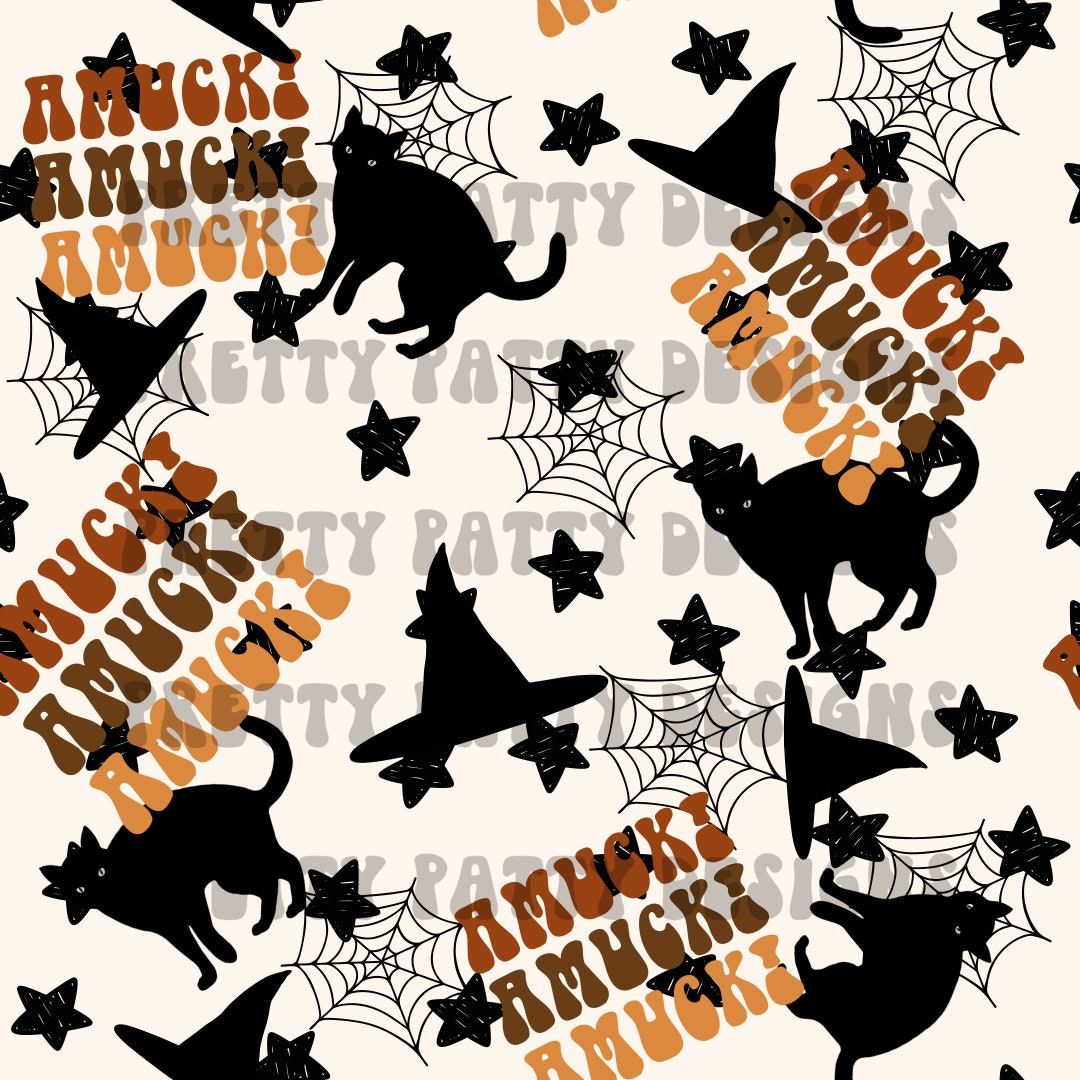 Hocus Pocus Seamless Hallloween File Digital Download - Etsy