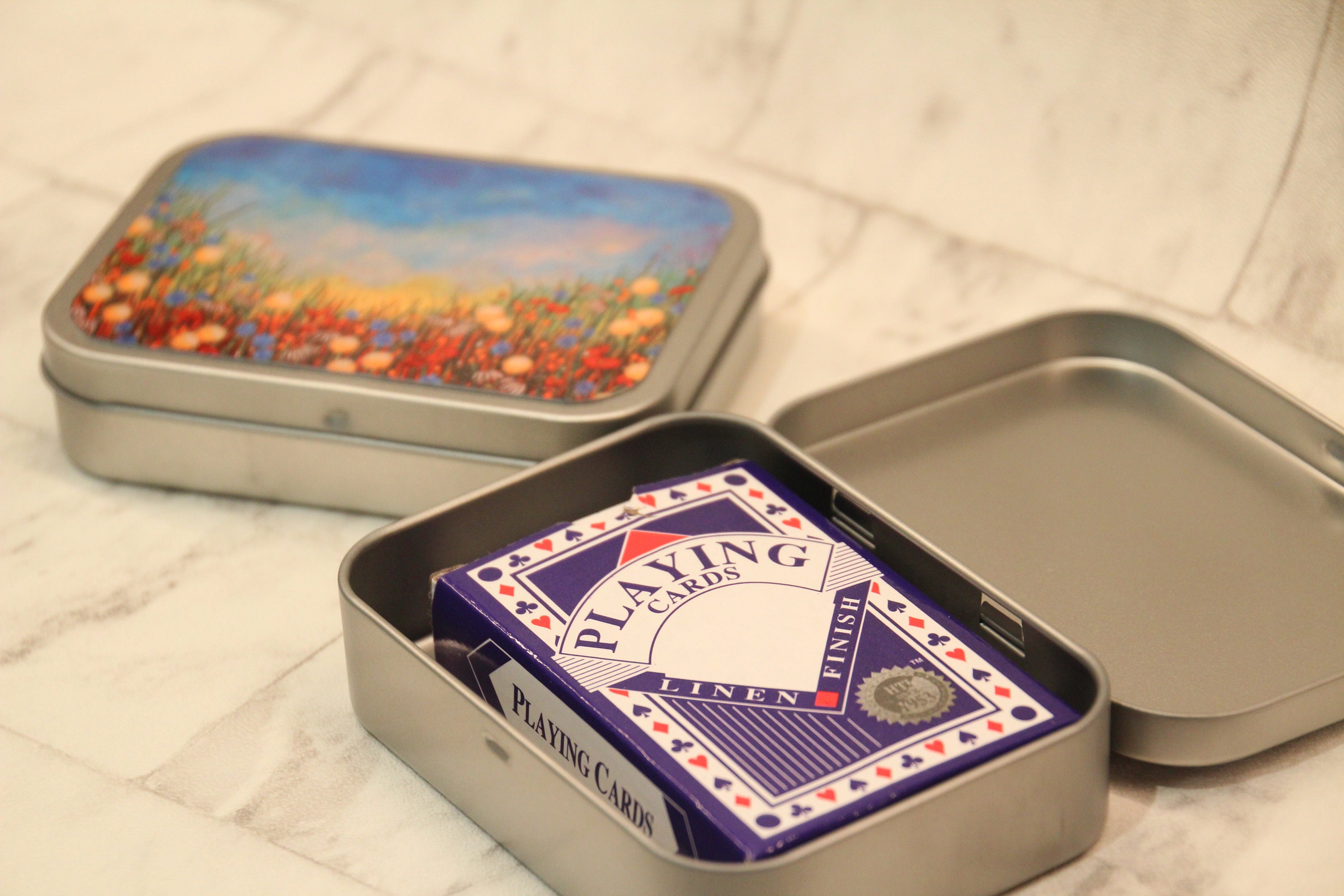 Handy Small Tin Gifts for Her Trinkets Keepsakes Arty - Etsy UK